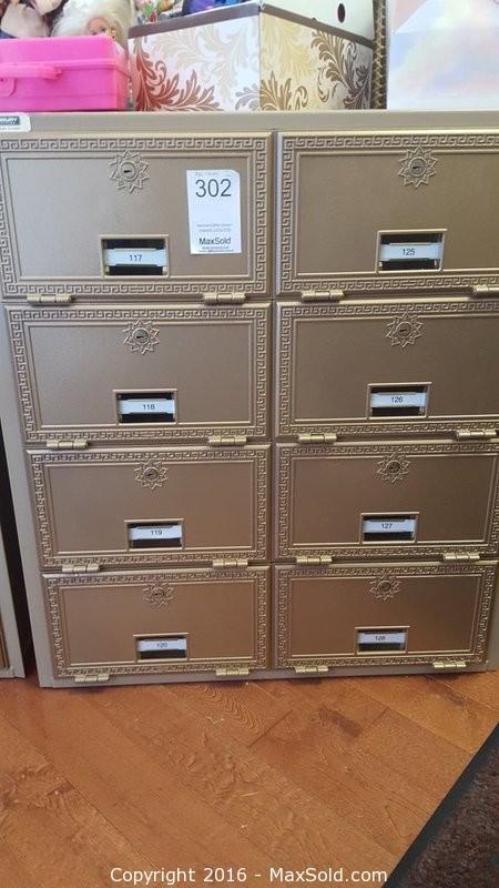 Two Solid Brass Mailbox Units | Maxsold
