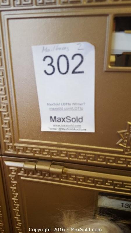 Two Solid Brass Mailbox Units | Maxsold