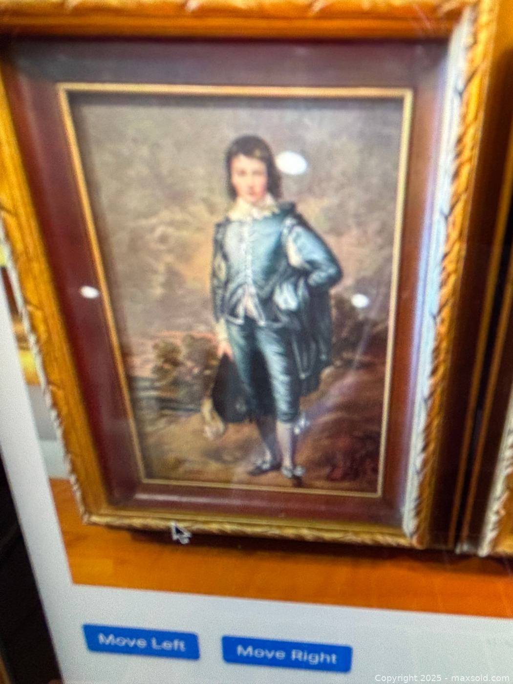 Blue Boy and Red Boy framed miniature reproductions | Maxsold