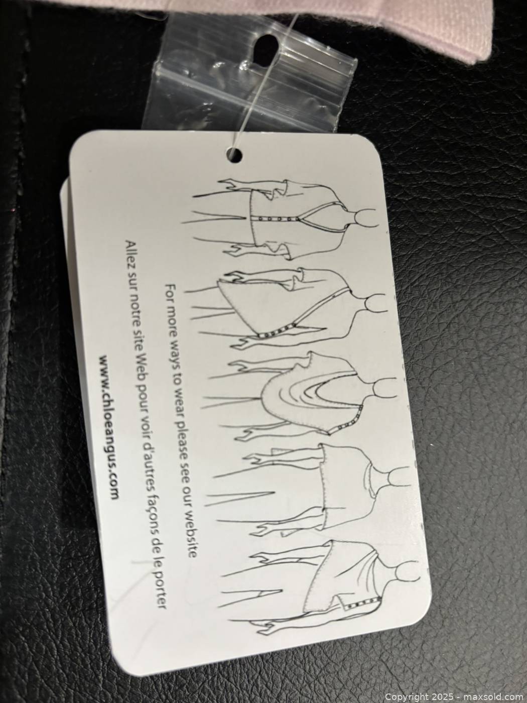 Chloe Angus Spirit Wrap soft pink Salish design | Maxsold