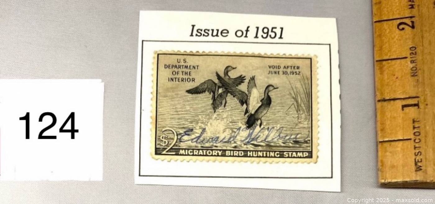1951 U.S. Migratory Bird Hunting Stamp | Maxsold