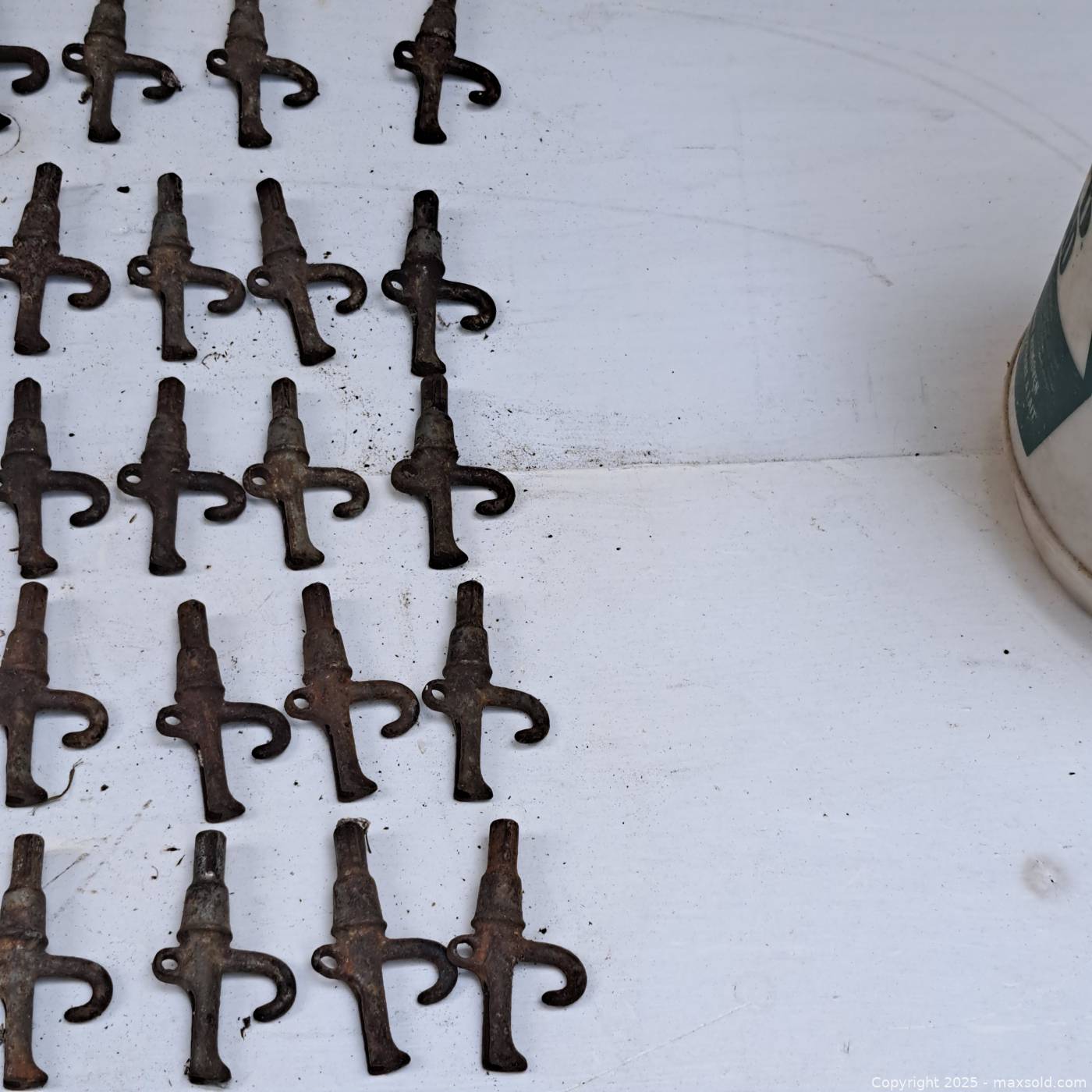 Antique metal maple syrup spiles taps lot of 49 | Maxsold