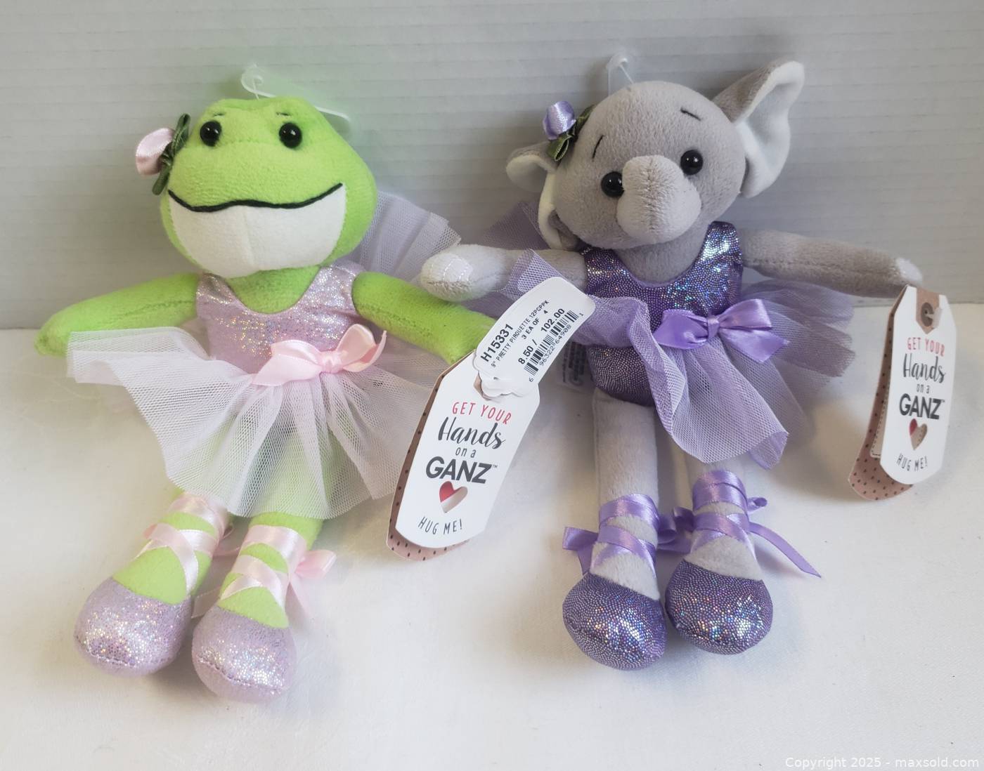 Ganz plush stuffed animals, 10 pcs | Maxsold