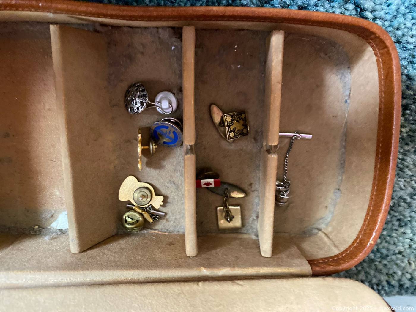 Men's watches, cufflinks, pins, storage boxes | Maxsold