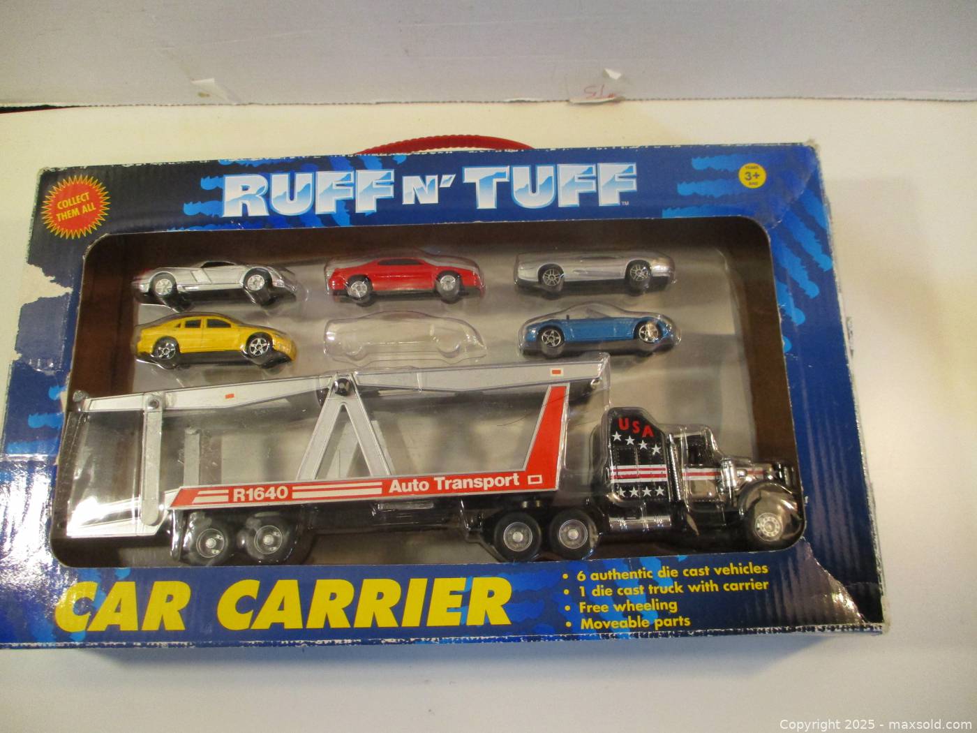 Ruff n' Tuff die-cast car carrier set | Maxsold