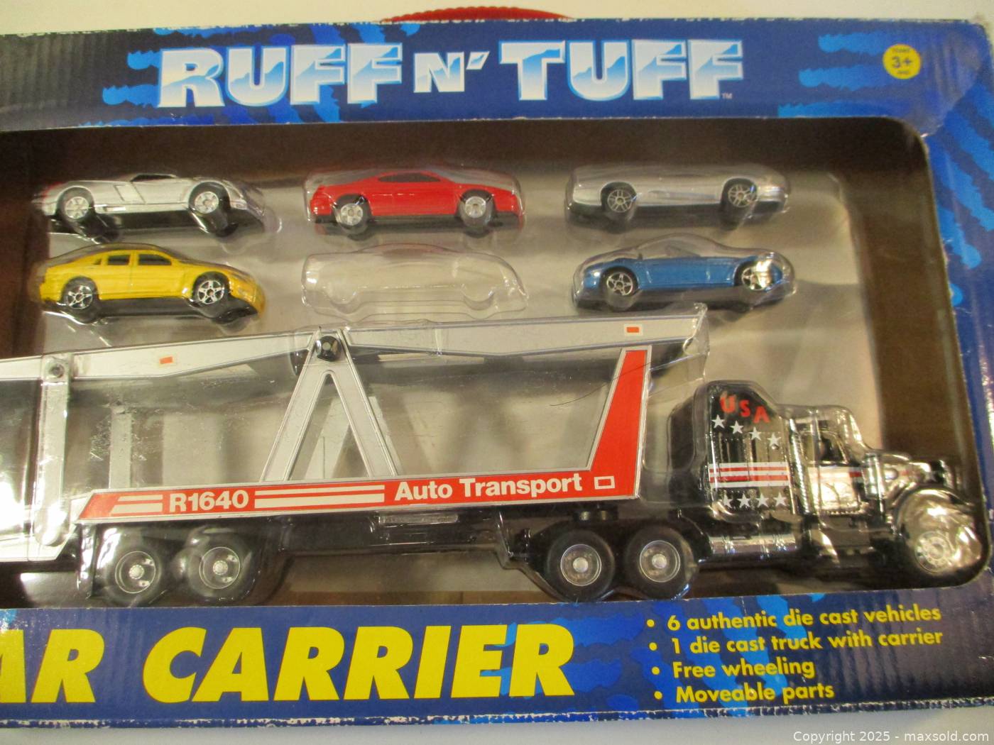 Ruff n' Tuff die-cast car carrier set | Maxsold
