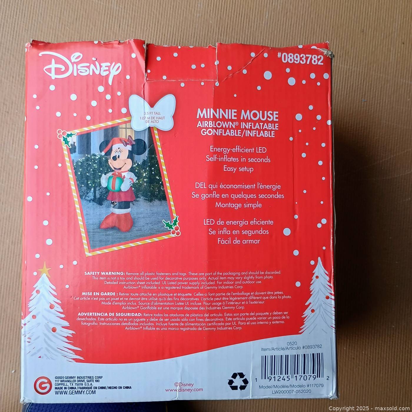 Disney Minnie Mouse Airblown Inflatable 3.5 ft | Maxsold