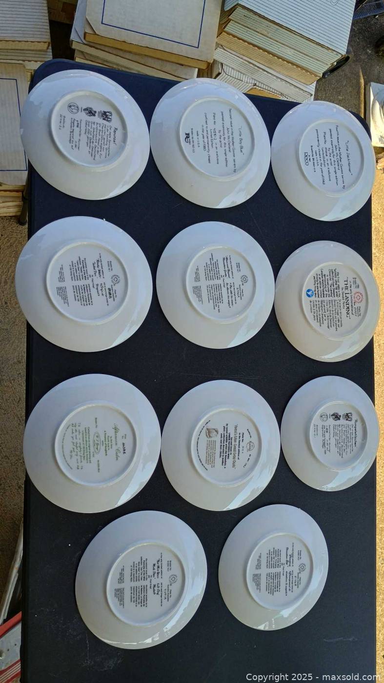 Collector decorative plates, 10 pcs | Maxsold