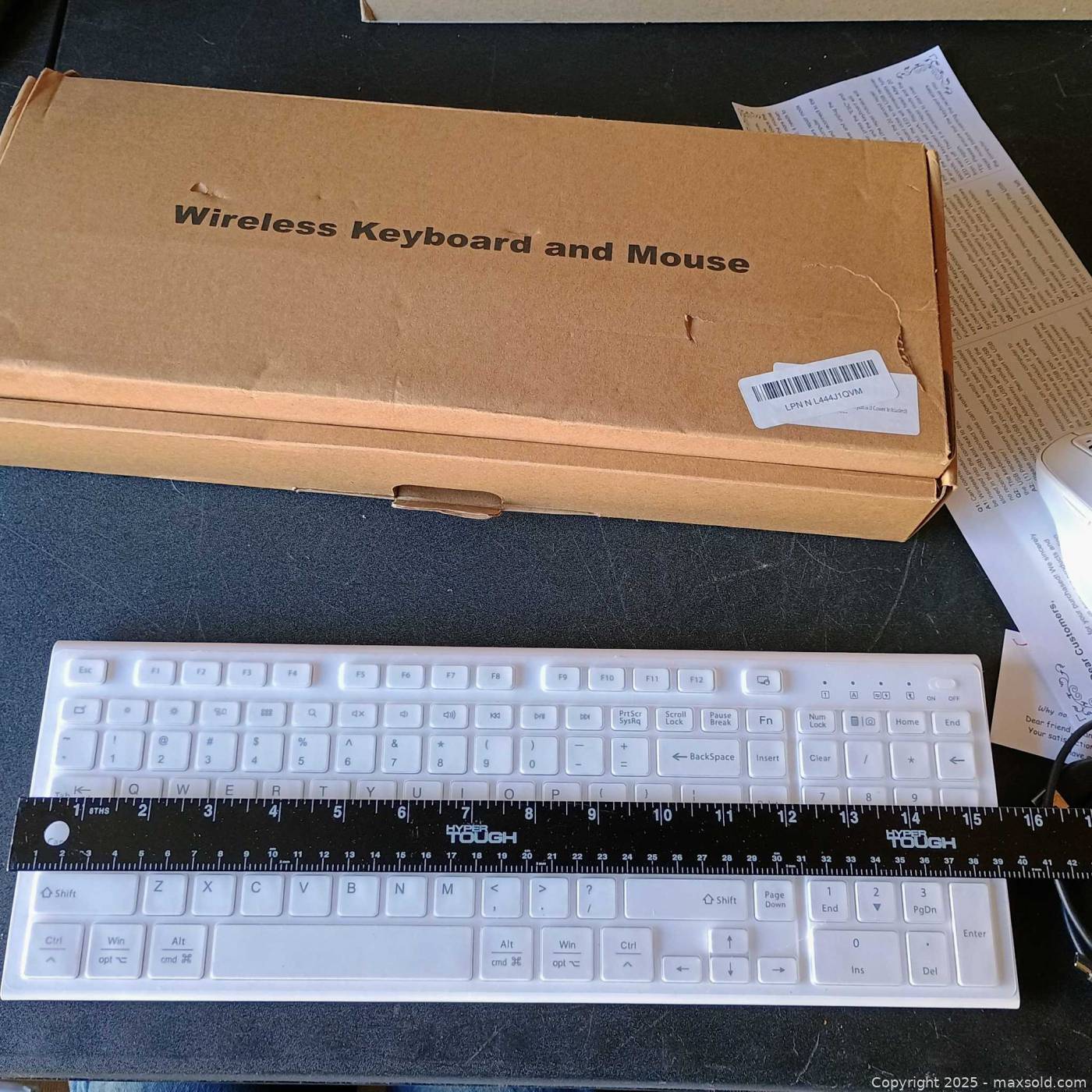Wireless keyboard and mouse set new | Maxsold