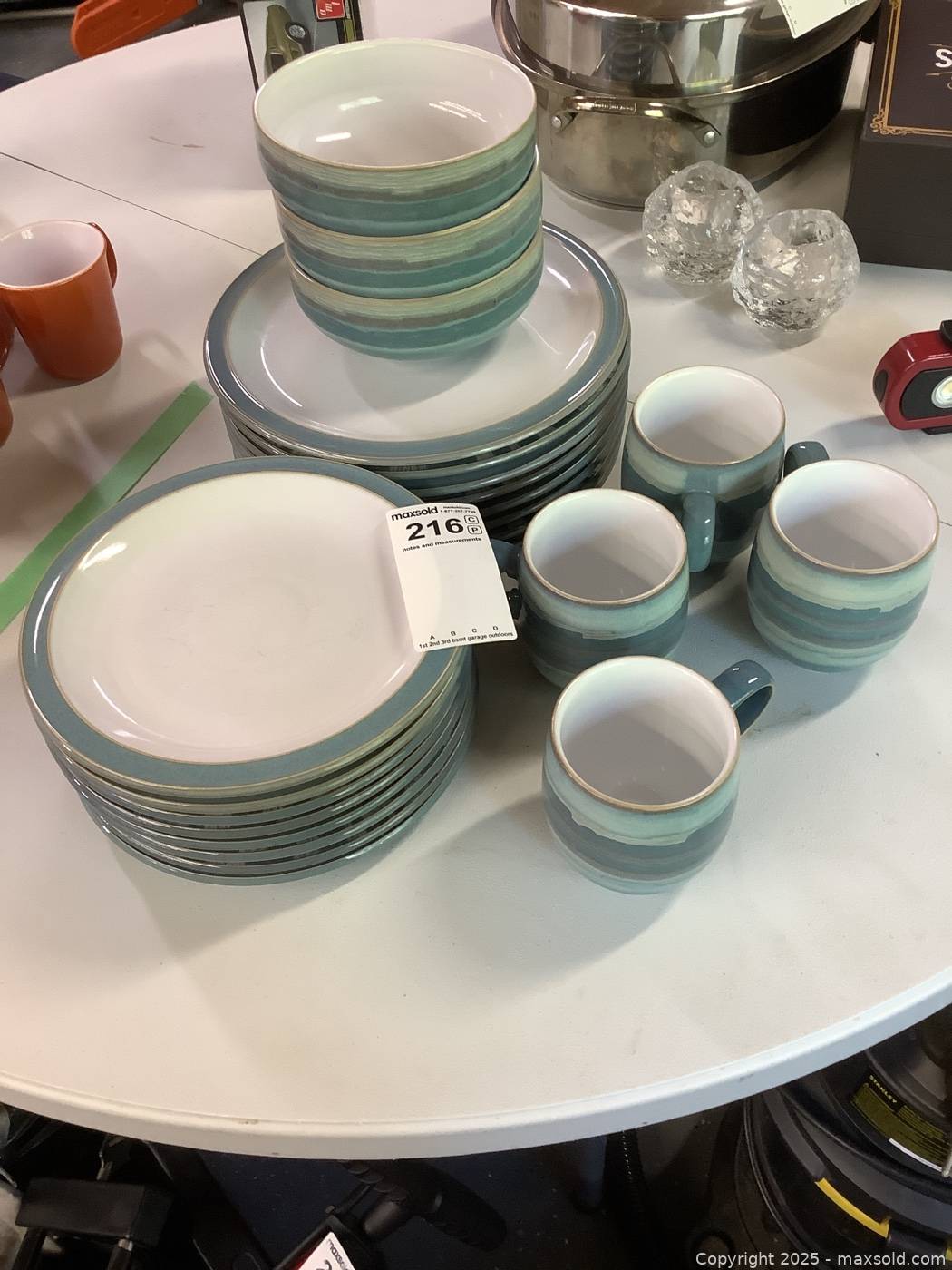 Denby stoneware dinnerware set, 23-piece | Maxsold