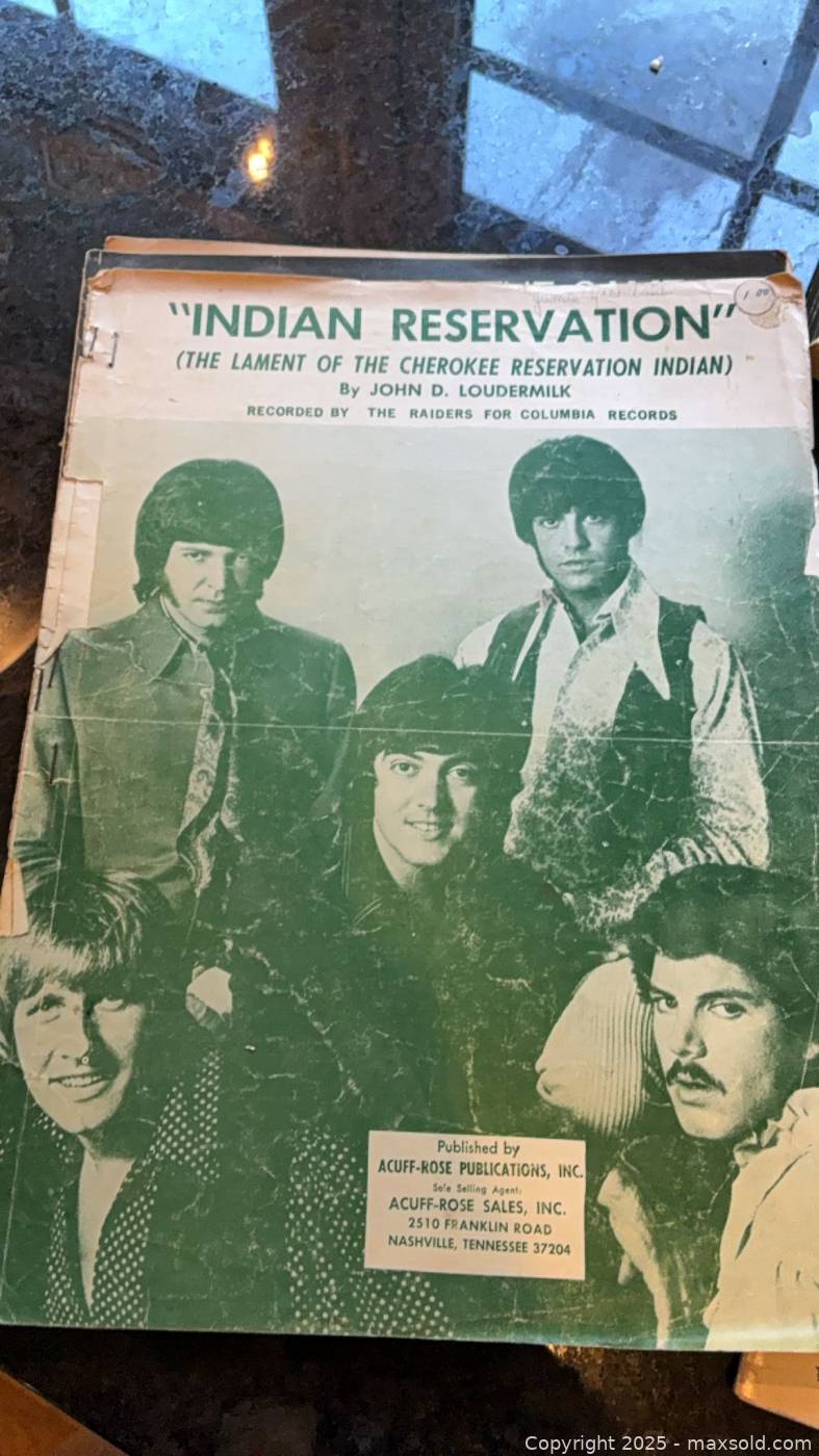 Vintage Pop Rock Songbooks & Sheet Music Lot | Maxsold