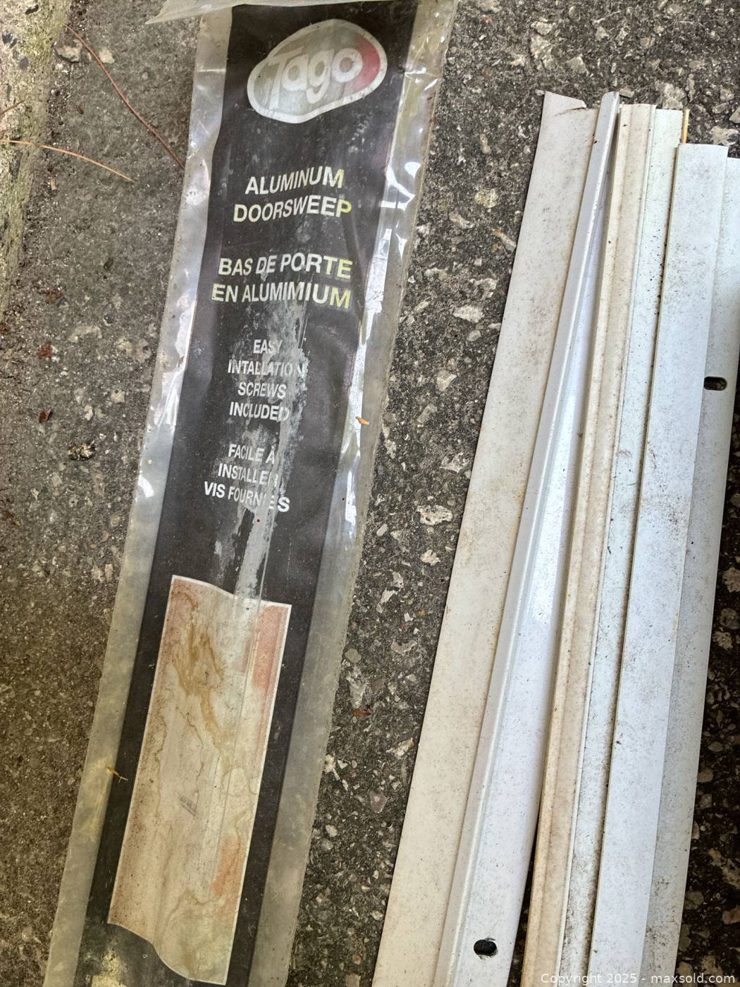 Weather Shield door sweeps and thresholds kit 36 in | Maxsold