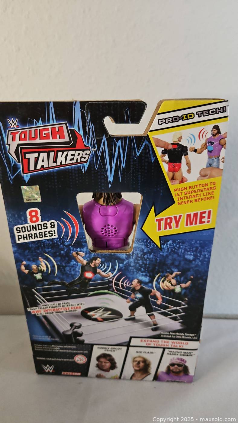 WWF Macho Man Randy Savage Tough Talkers Action Figure New In Package ...