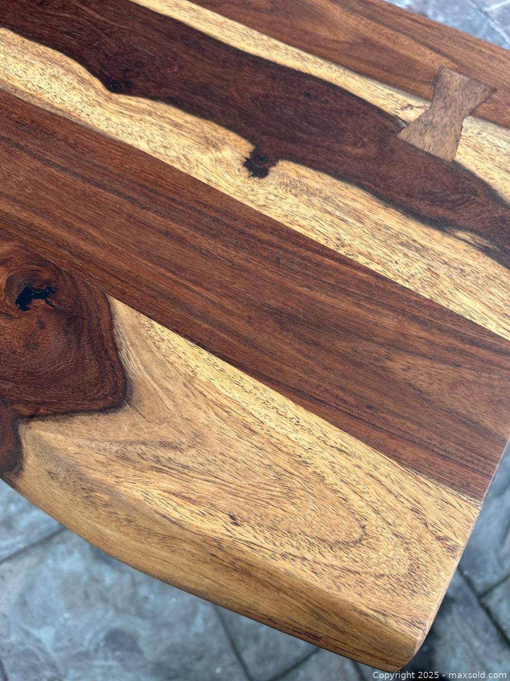 Custom Wood Table on Antique Singer Sewing Machine Iron Base | Maxsold