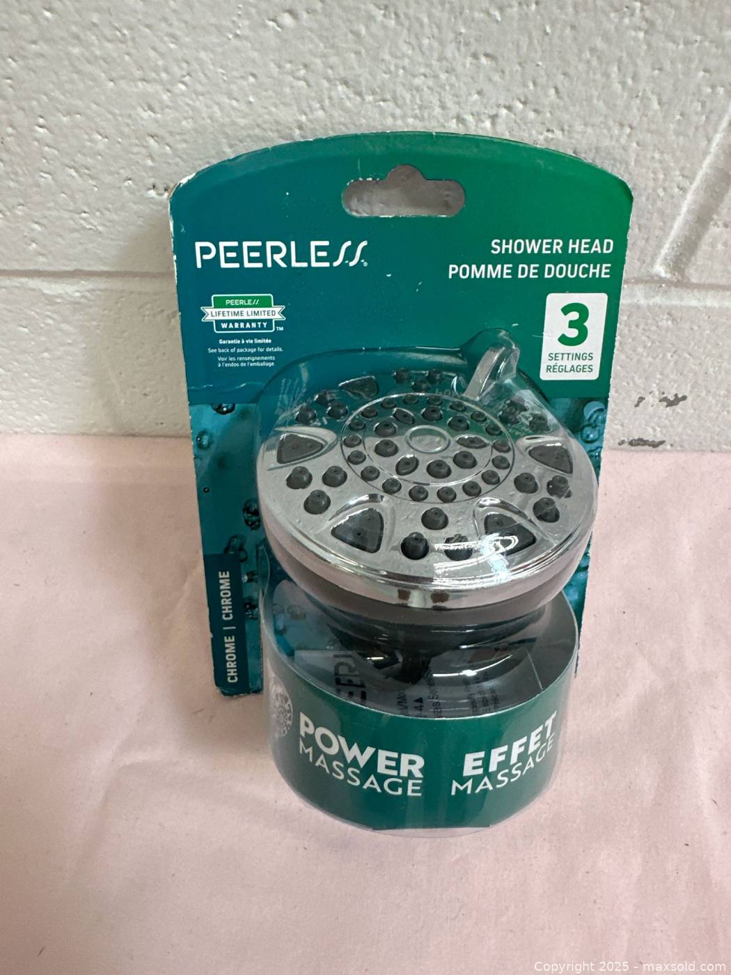 Peerless Power Massage Shower Head | Maxsold