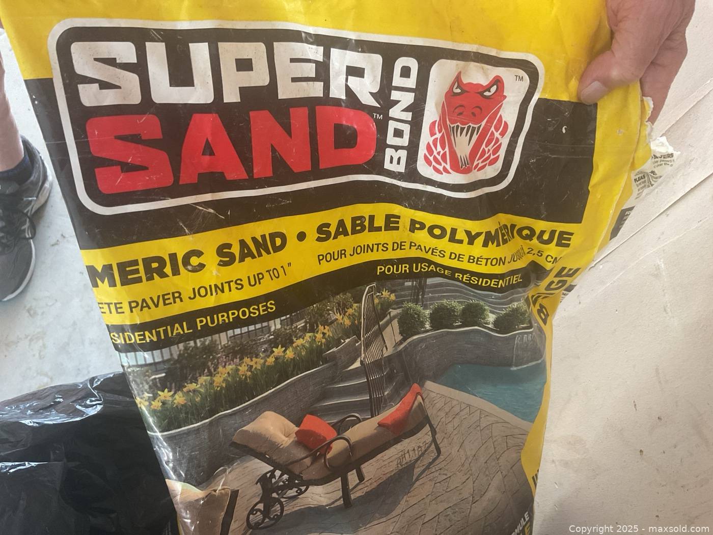 Super Sand Bond polymeric sand bag | Maxsold