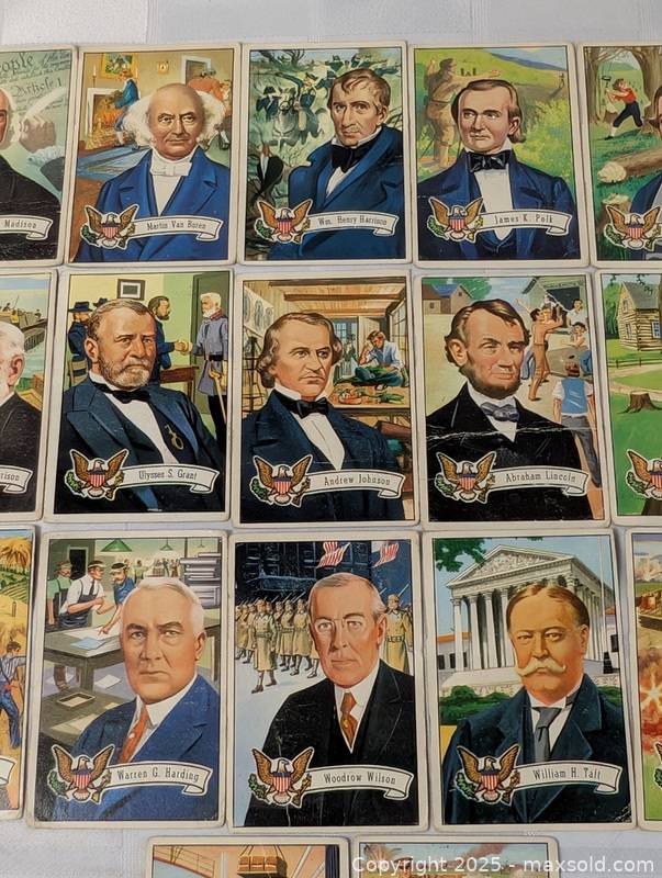 1952 Bowman U.S. Presidents Trading Cards | Maxsold