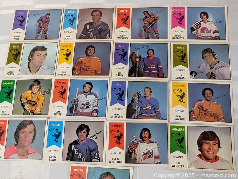 1974-75 O-Pee-Chee WHA hockey cards, 21 | Maxsold