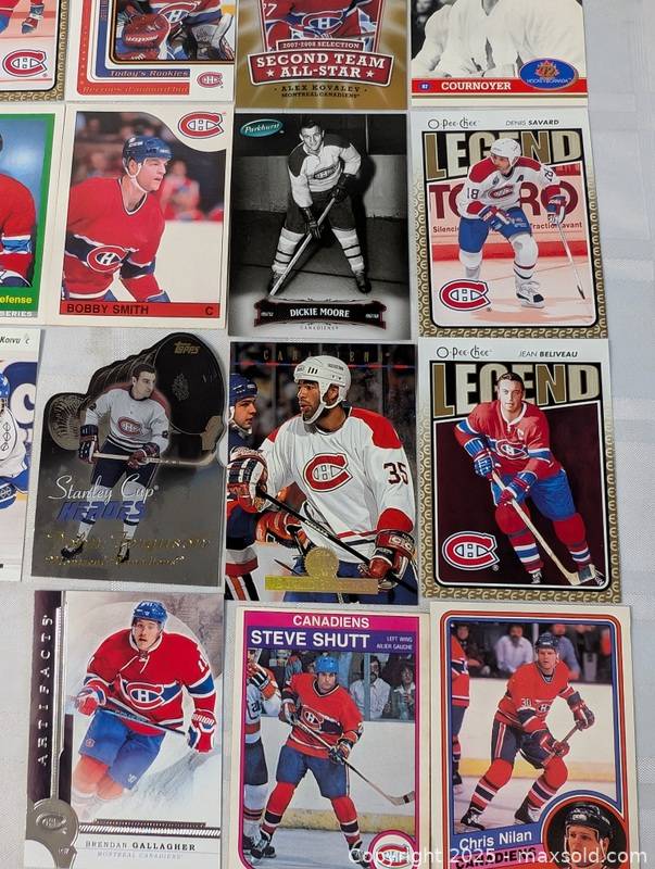 Montreal Canadiens hockey cards collection | Maxsold