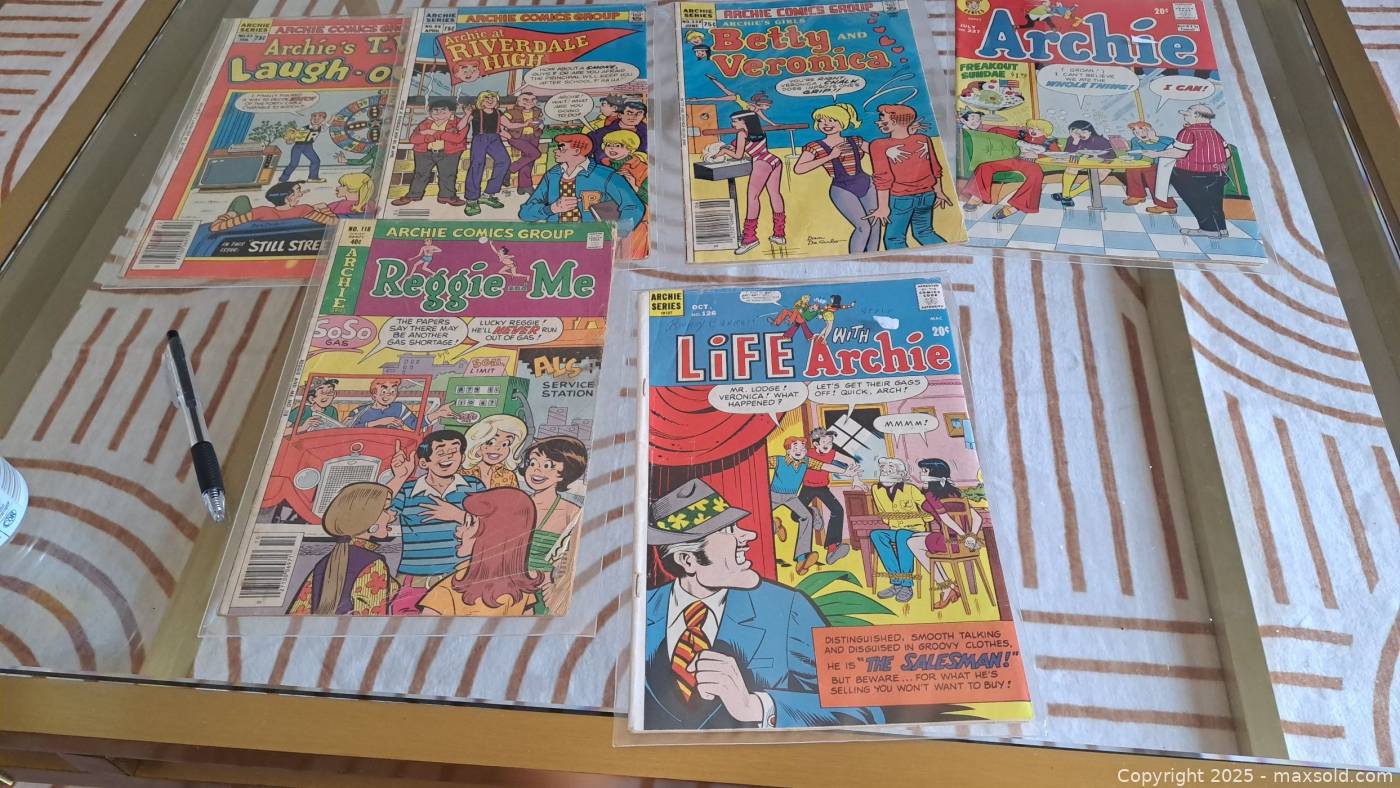 6 vintage 1970s-80s Archie comic books | Maxsold