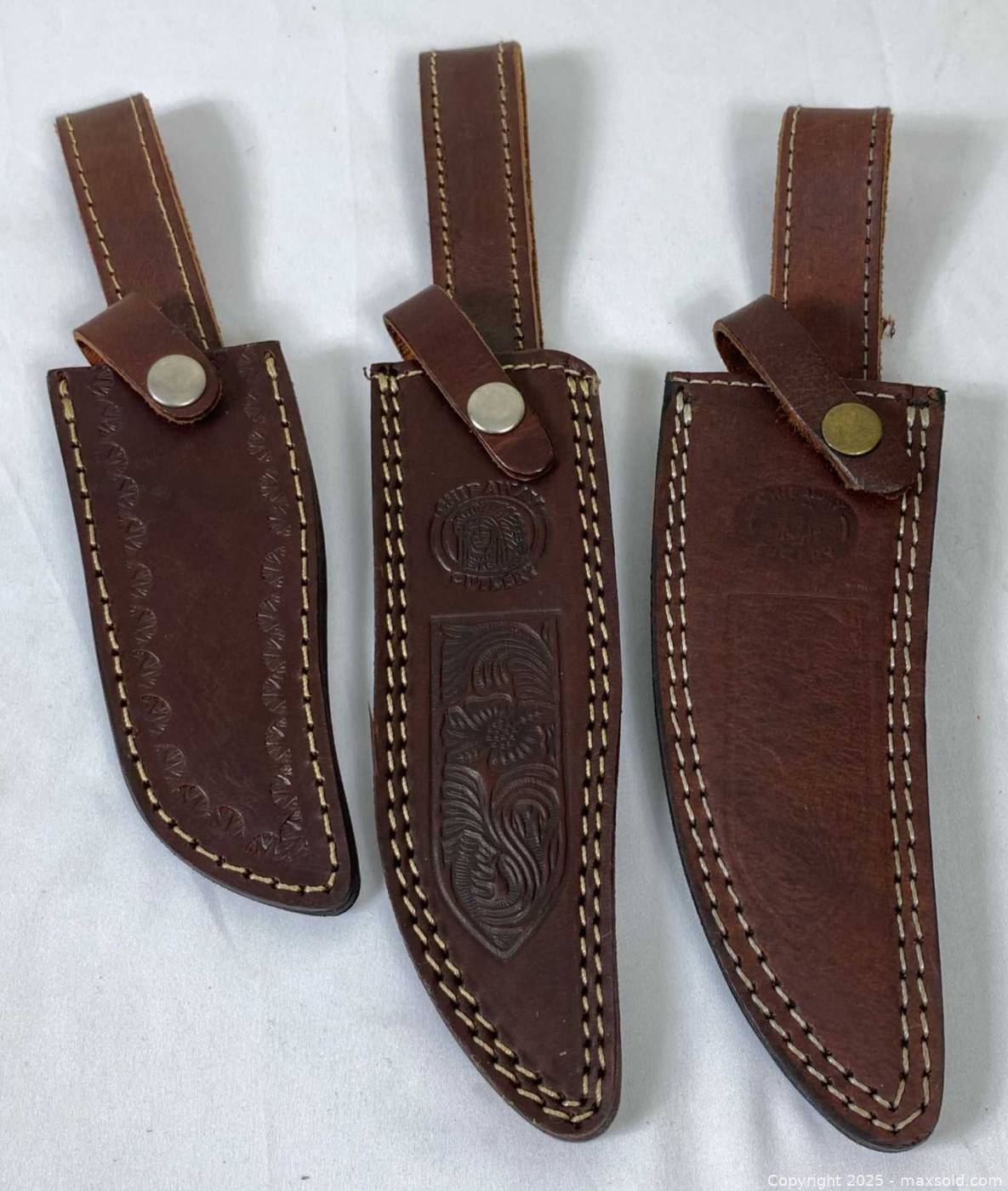 Leather Fixed-Blade Sheaths, 6 Pieces | Maxsold
