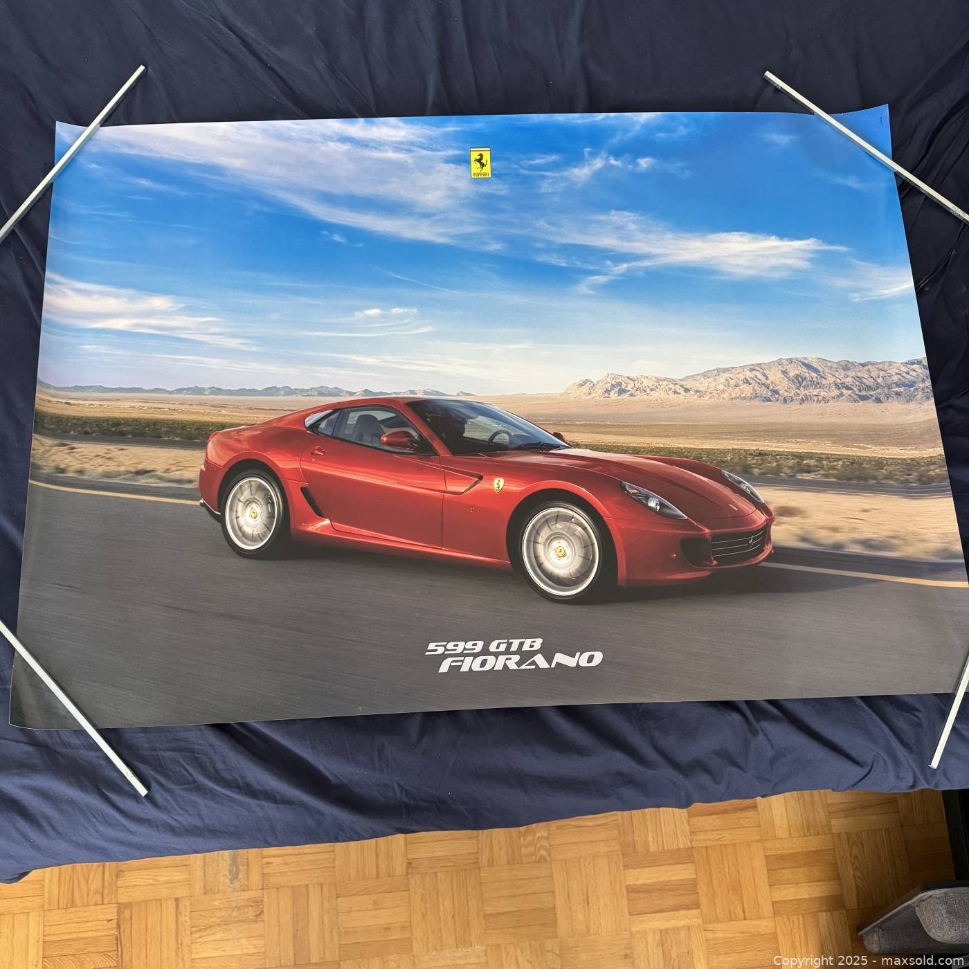 Ferrari 599 GTB Fiorano promotional poster | Maxsold