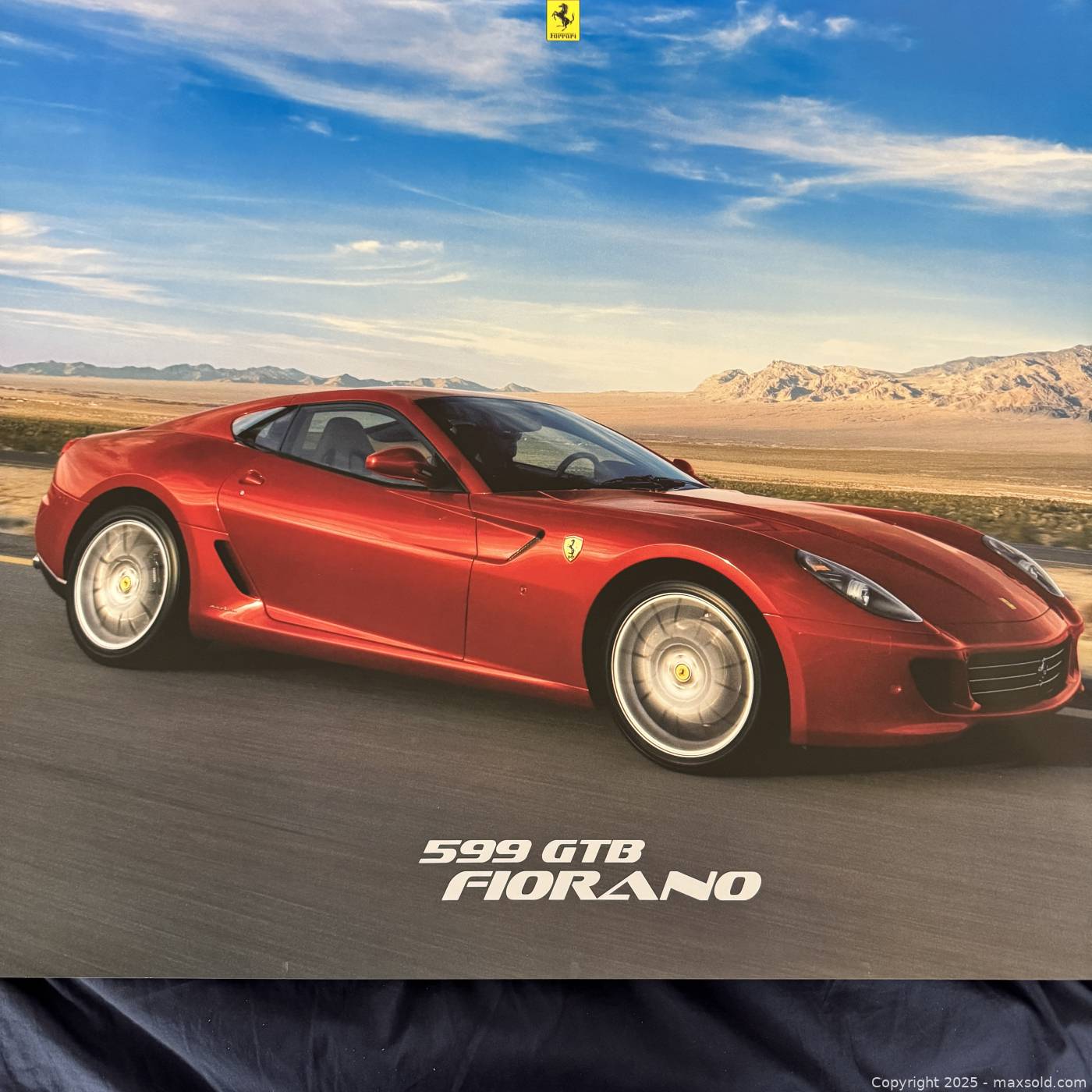 Ferrari 599 GTB Fiorano promotional poster | Maxsold