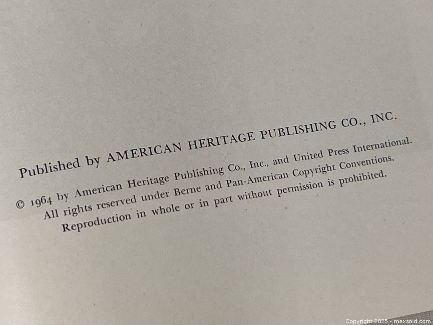 Four Days Historical Record of Kennedy Assassination Book 1964 | Maxsold
