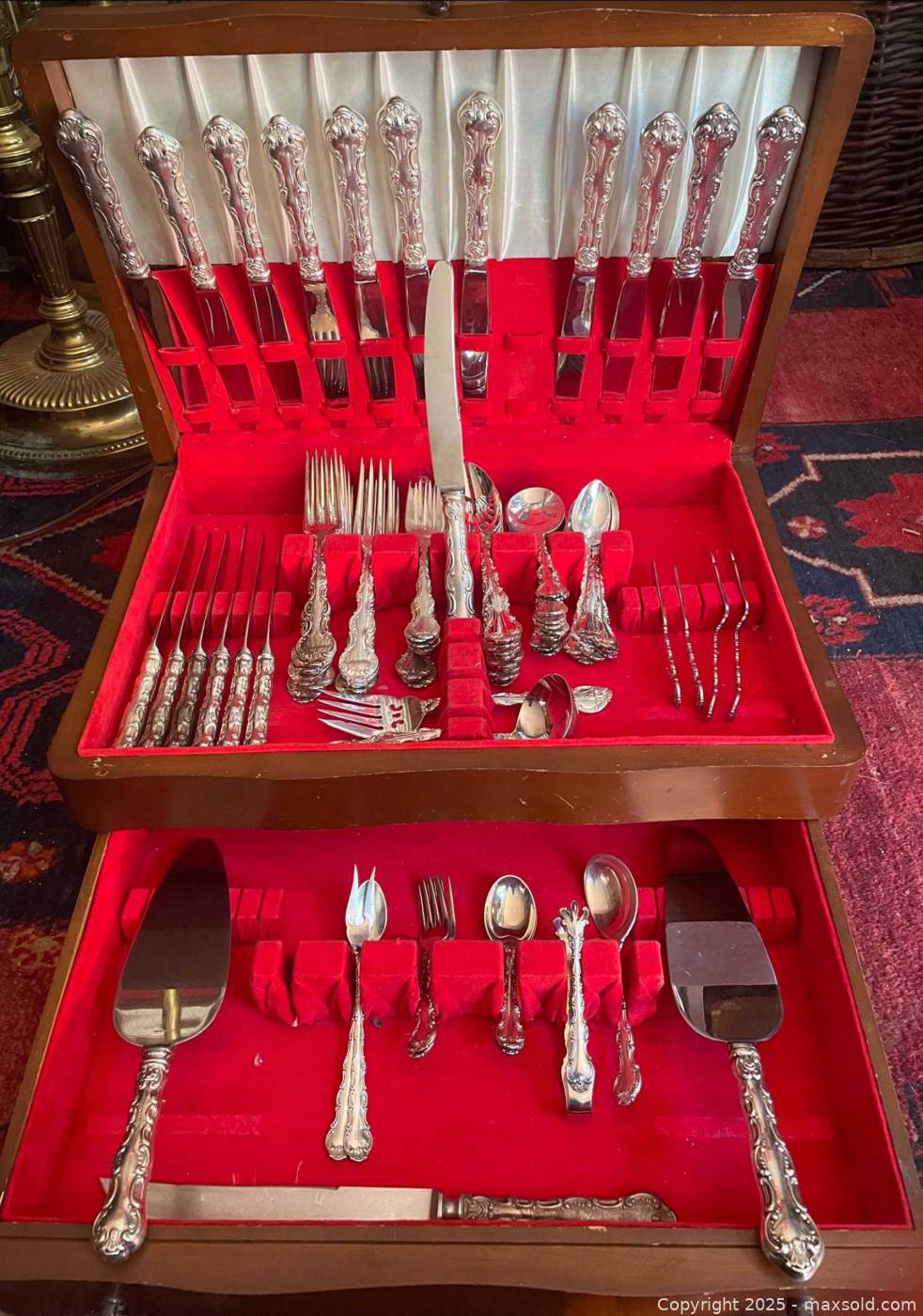 Birks Regency Plate Louis de France flatware, 81-piece | Maxsold