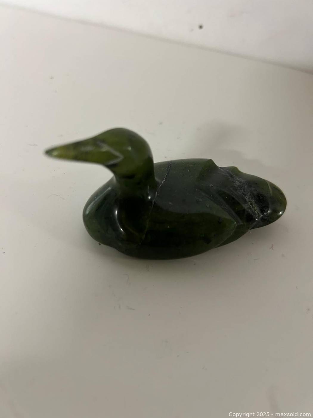 Stone duck carving | Maxsold