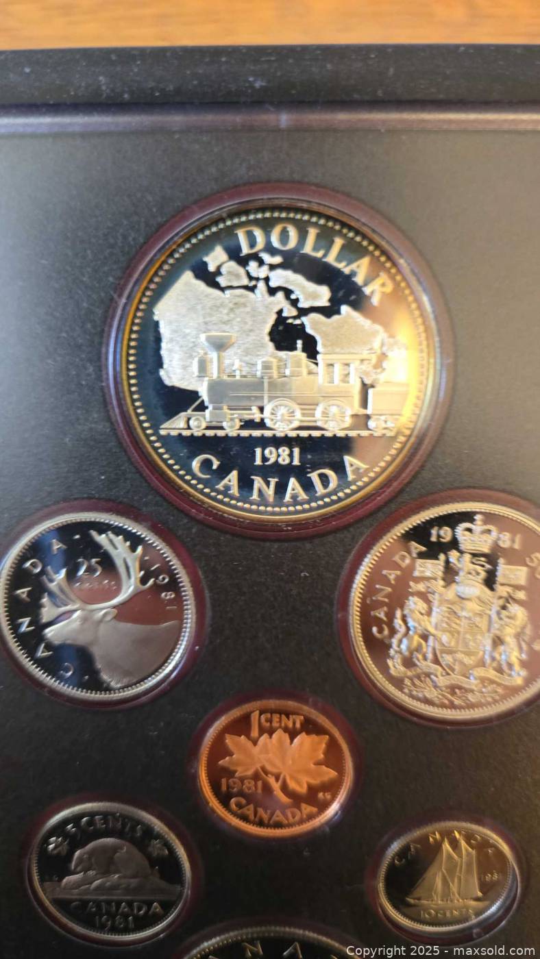 1981 Royal Canadian Mint Proof Coin Set | Maxsold