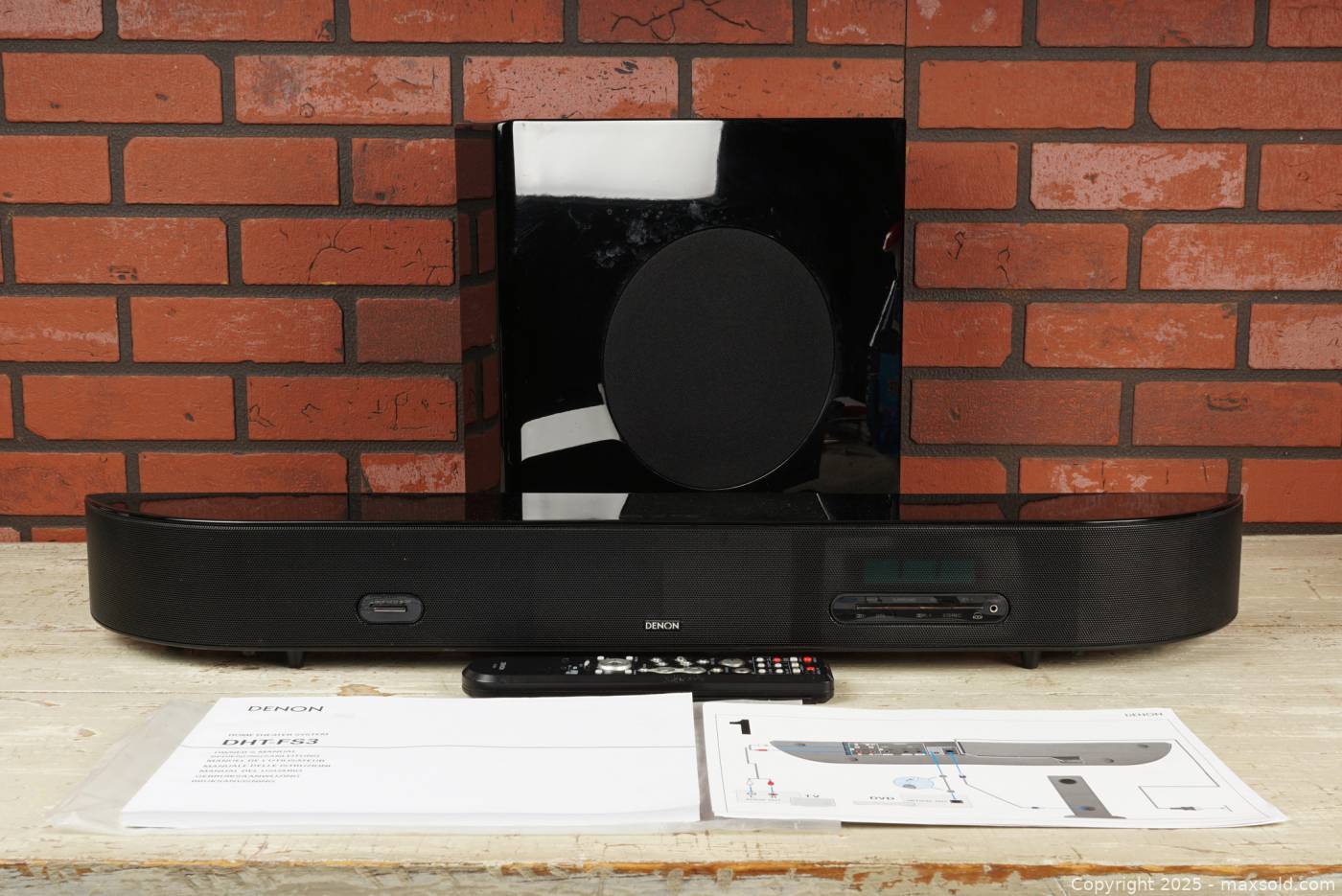 Denon DHT-FS3 Soundbar Speaker System with Remote | Maxsold