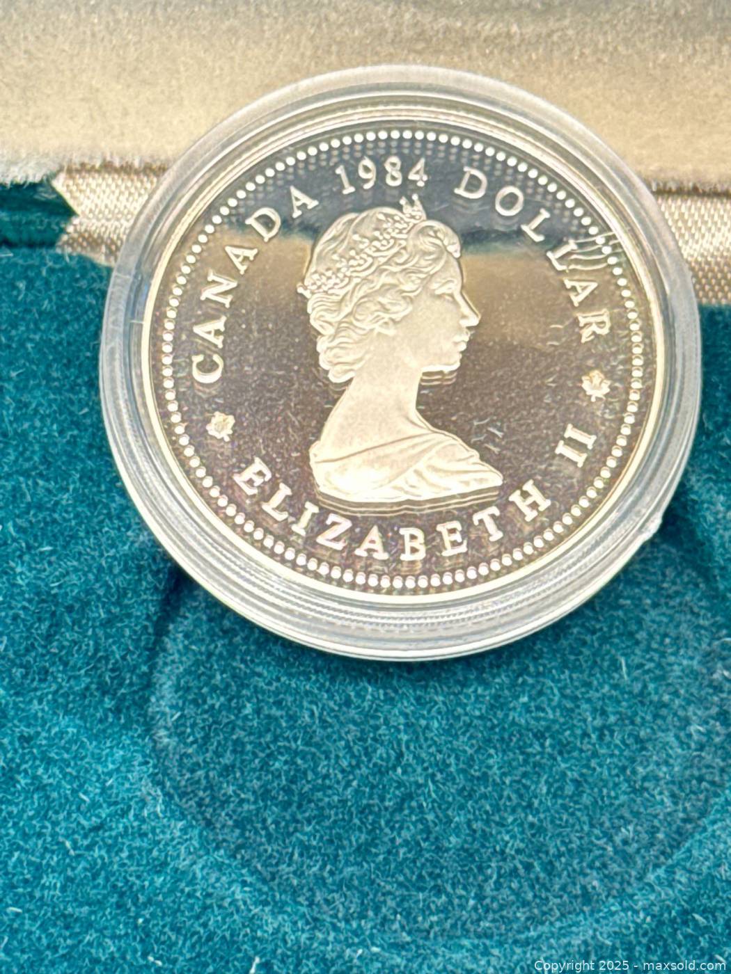 1984 Canada Jacques Cartier Commemorative Dollar Coin With Boxes | Maxsold