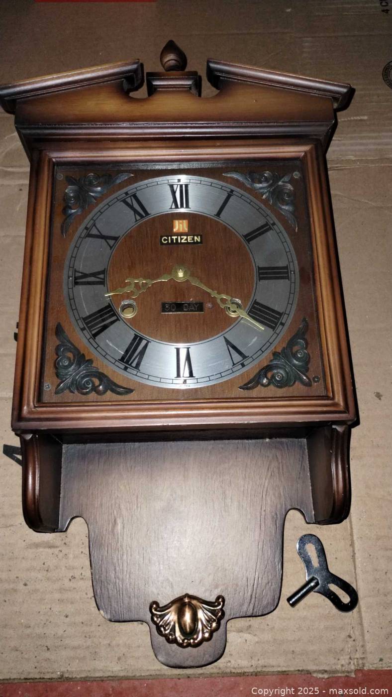 Citizen Wind-Up Regulator Wall Clock | Maxsold