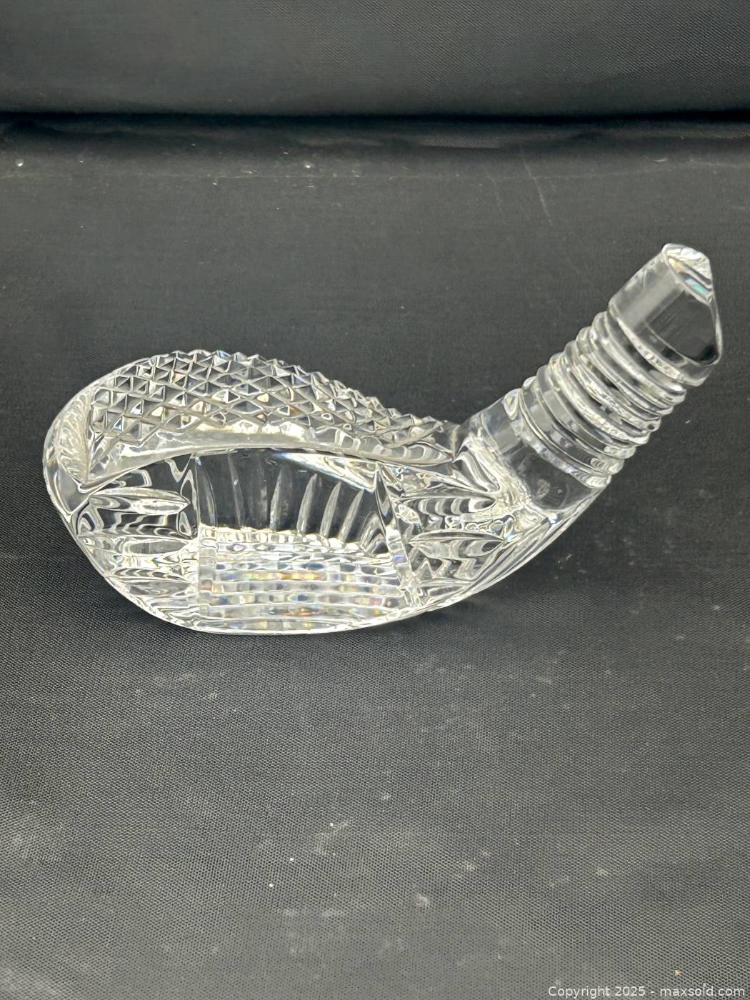 Waterford Crystal Golf Club Head Paperweight | Maxsold