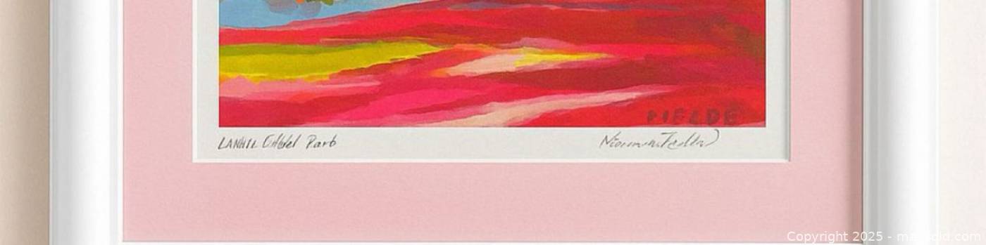 “Eiffel Tower Park” framed acrylic print | Maxsold