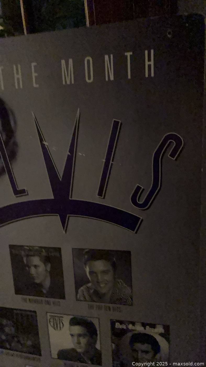 1990s Eaton's Elvis Presley Promotional Poster Display | Maxsold