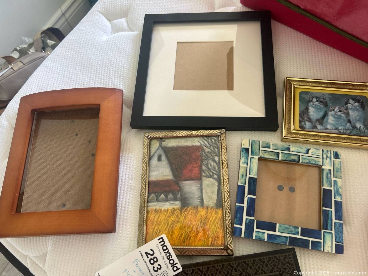 Assorted Picture Frames, Coasters, Tin And Figurines | Maxsold
