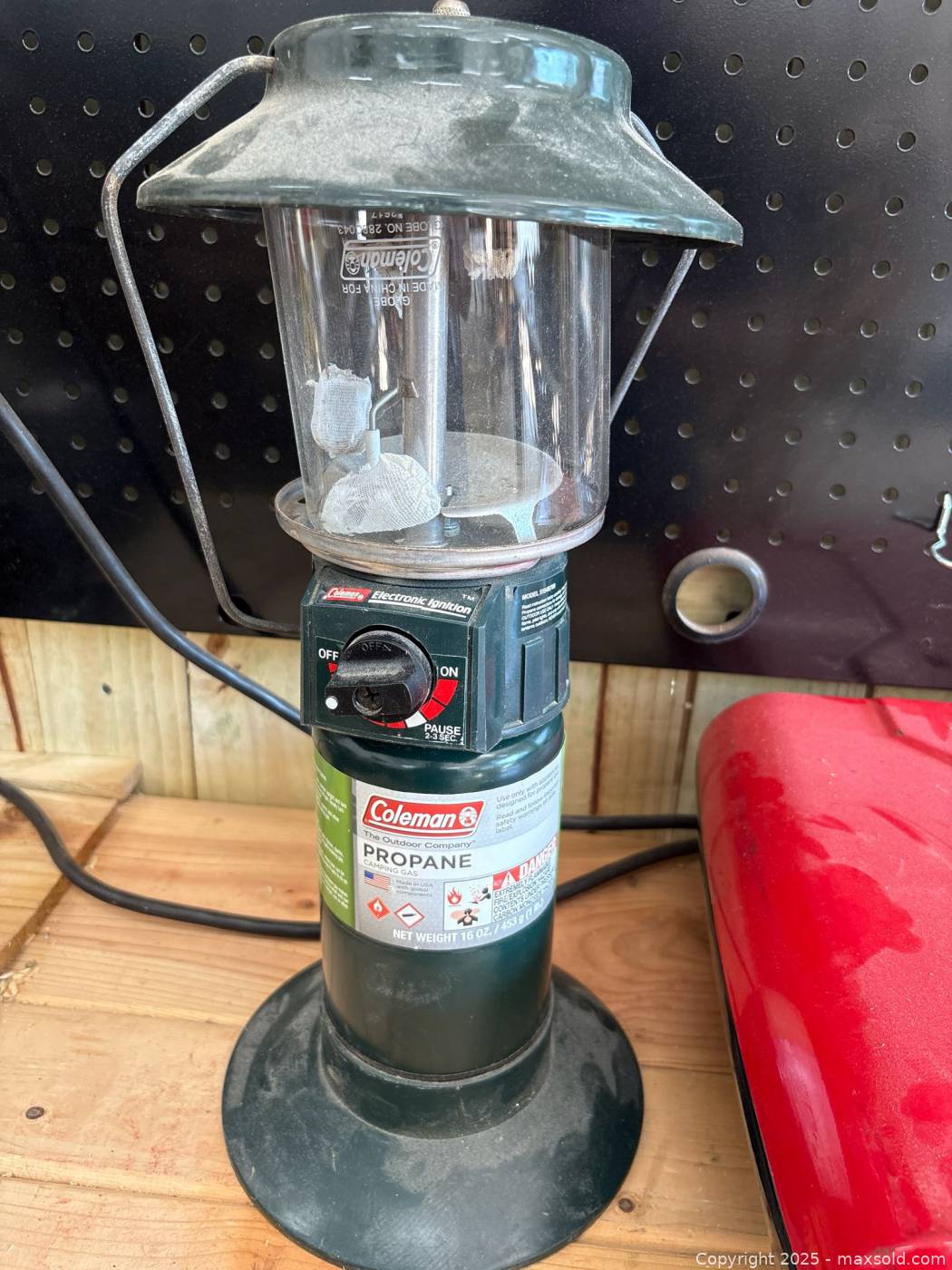 Coleman Propane Lantern, Grill Stove, 3 Spinning Rod & Reel Combos ...