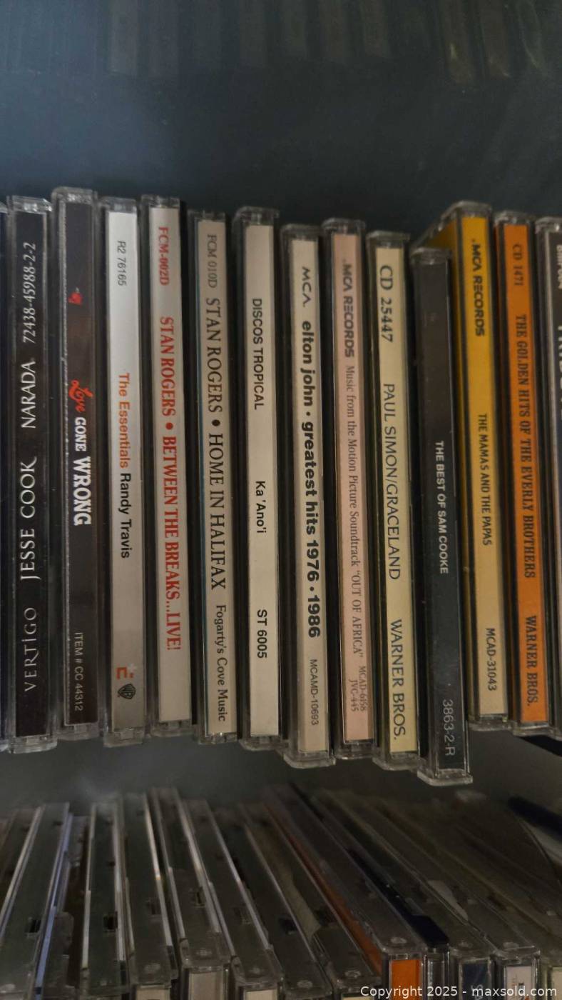 Assorted Music CDs in Plastic Bin | Maxsold