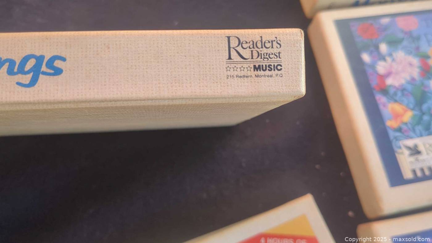 9 Reader’s Digest cassette music box sets | Maxsold