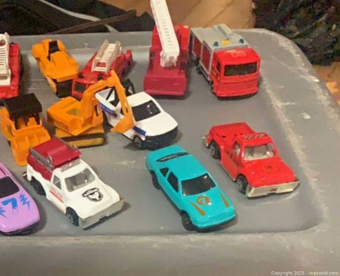 Lot of Approx. 18 Small Plastic Toy Vehicles | Maxsold