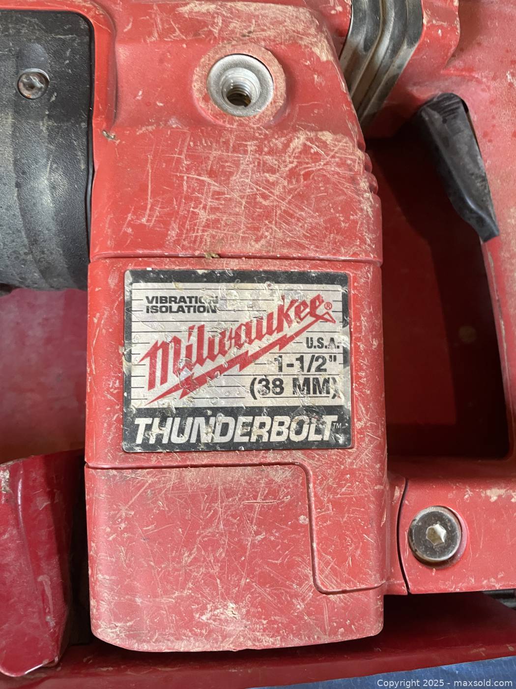 Milwaukee Thunderbolt 1-1/2" Rotary Hammer Drill with Case and Bits ...