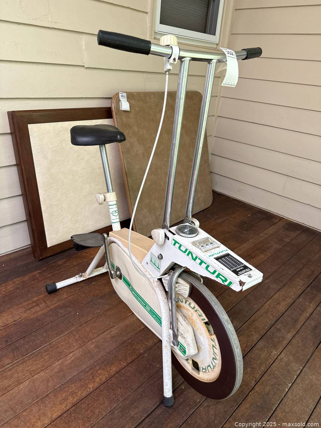 Tunturi Ergometer W1 Original Stationary Exercise Bike | Maxsold