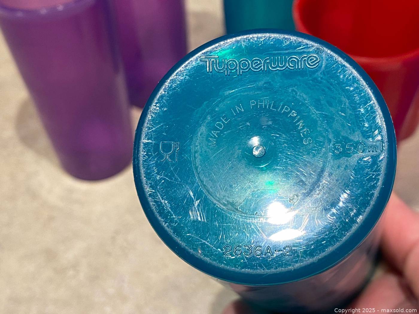 Set of 8 Vintage Tupperware Jewel Tone Tumblers | Maxsold
