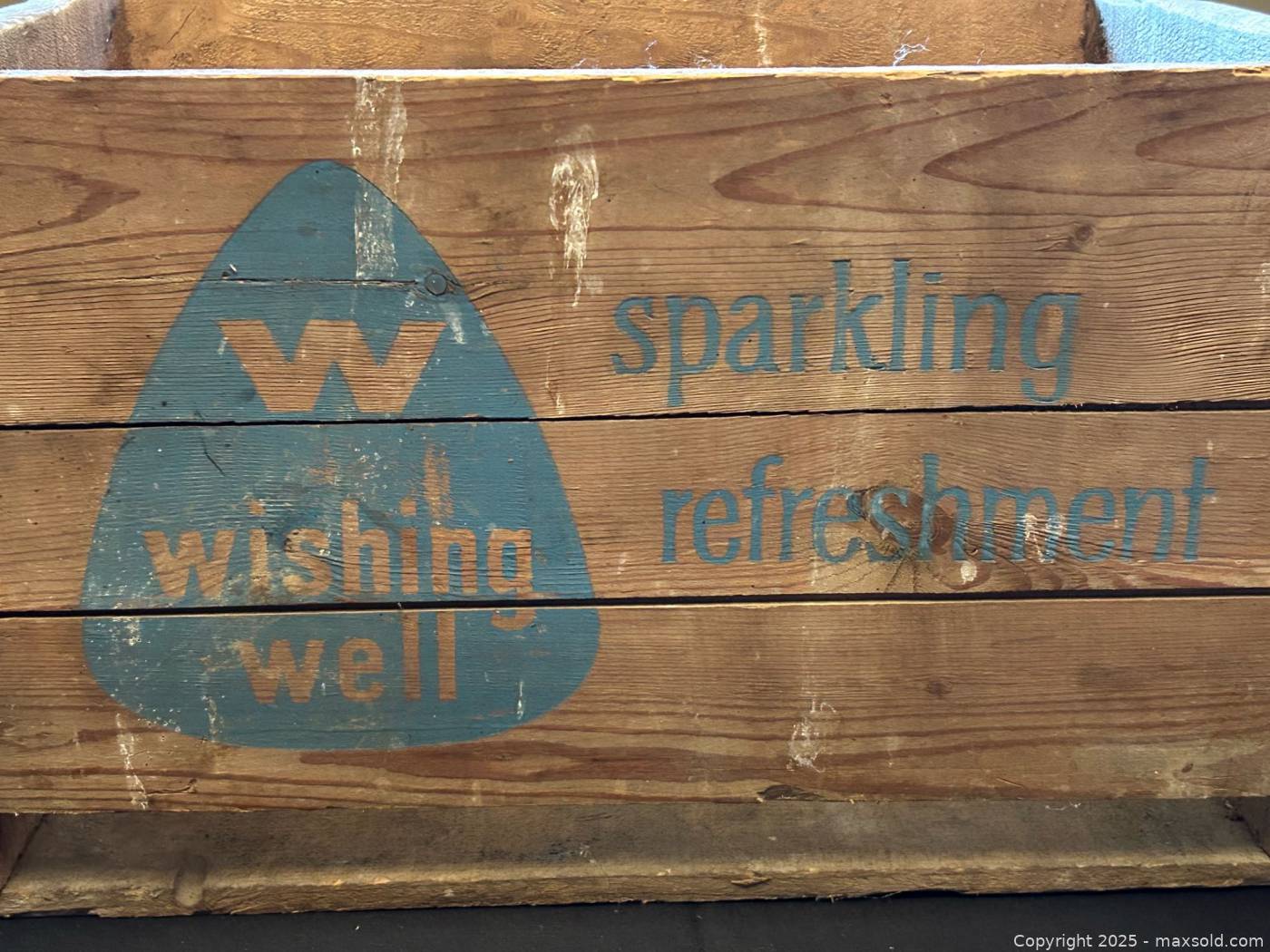 Vintage Wishing Well wooden soda crate | Maxsold
