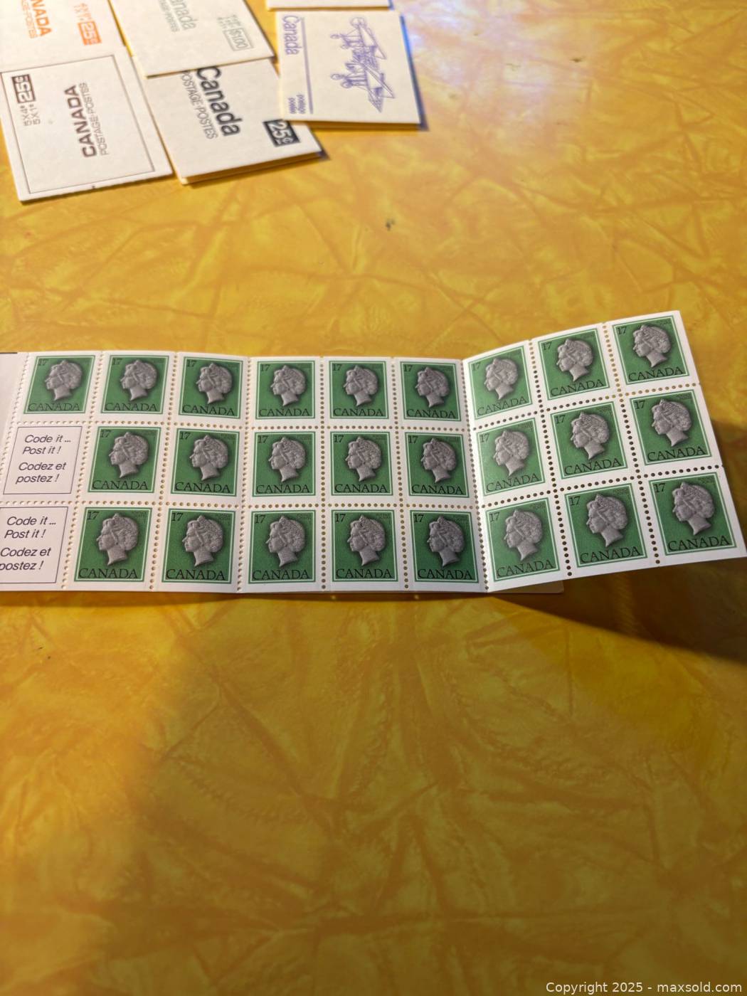 9 Canadian postage stamp booklets | Maxsold