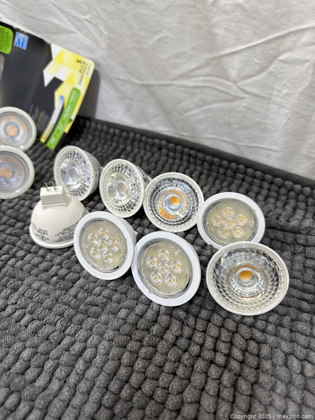 23 GU10 LED Spot Light Bulbs 50W Eq Warm White | Maxsold