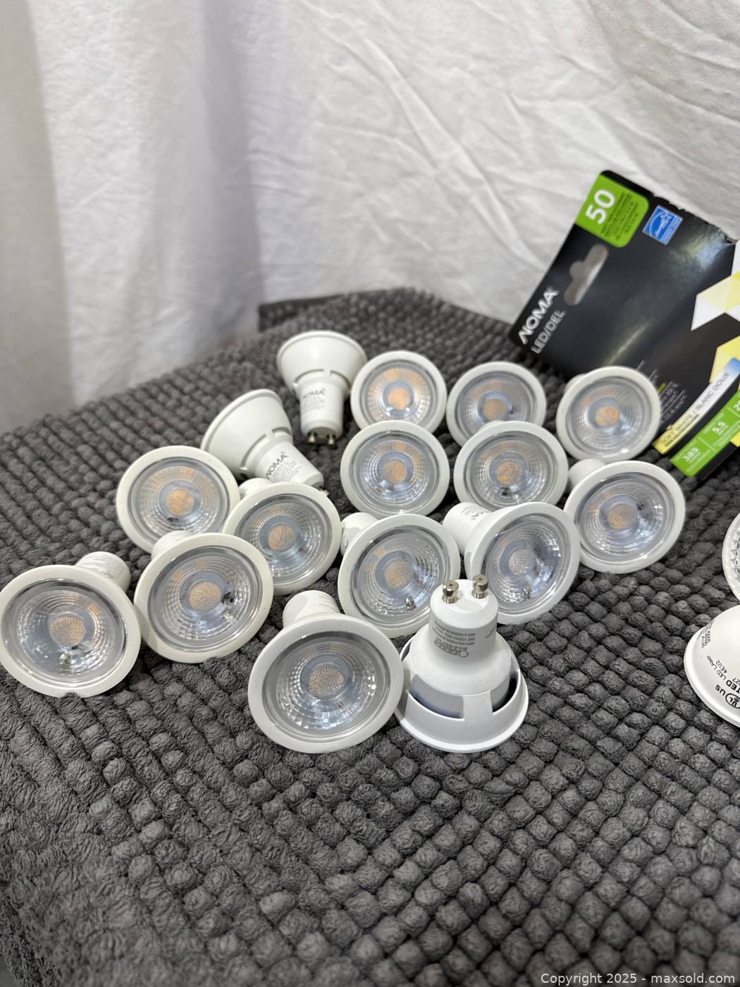 23 GU10 LED Spot Light Bulbs 50W Eq Warm White | Maxsold