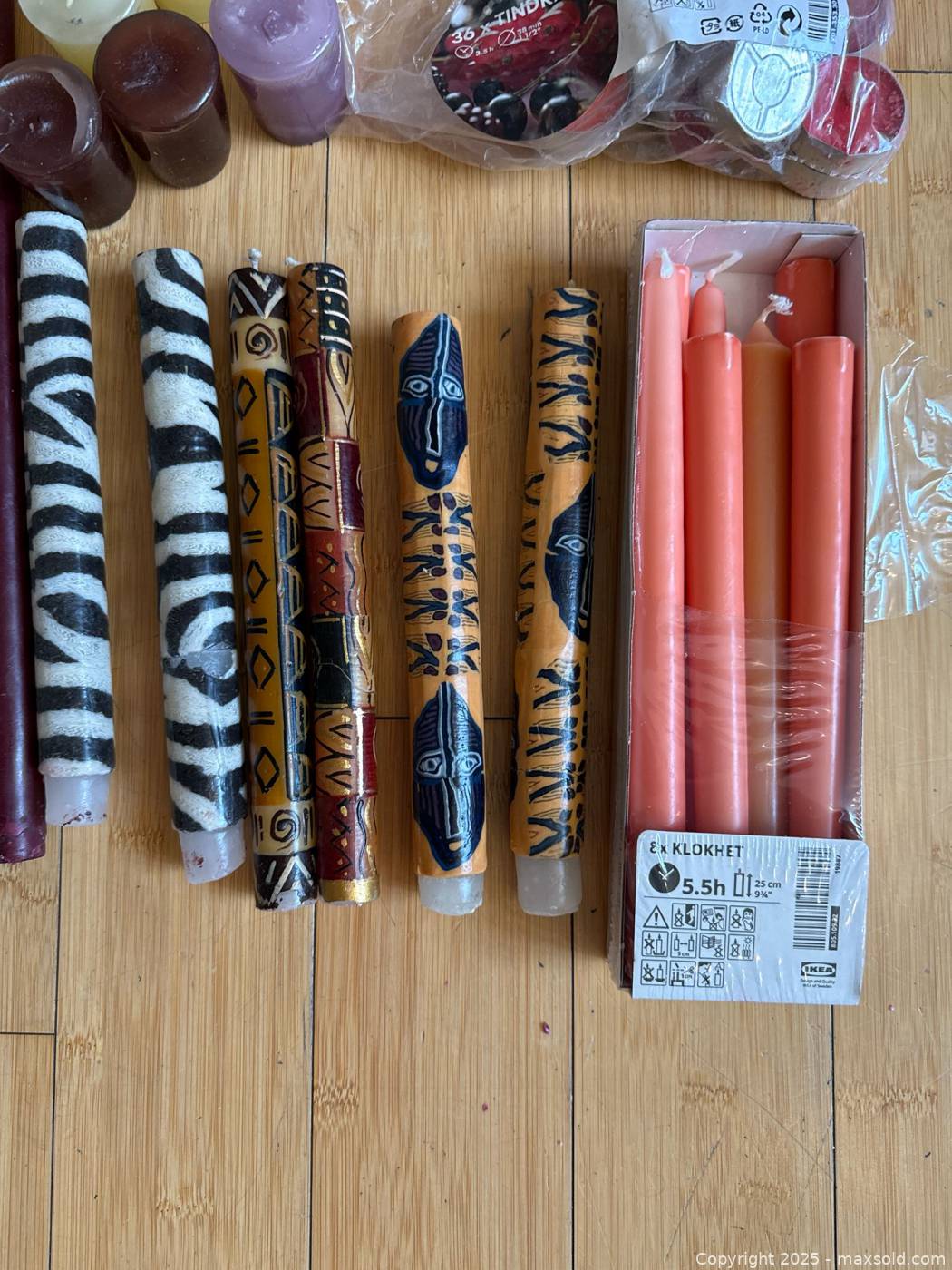 Assorted candles and holders, 40+ pieces | Maxsold